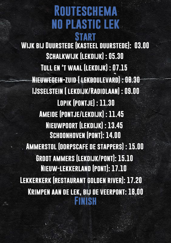 In één dag 63 km zwerfafval opruimen langs de Lek - Schone Rivieren